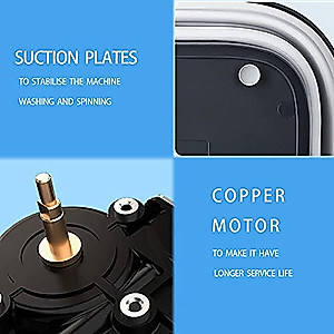 GENESIX Portable Washing Machine Folding Mini Washer For Small Items Of Clothing Like Baby Clothes Underwear Bra Sock (Pink), GENESIX003