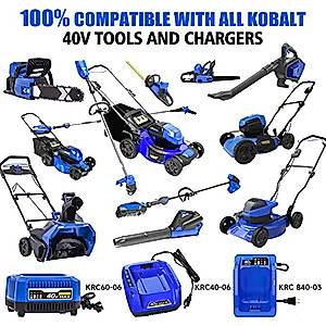 DSANKE 40V 6000mAh Battery Replacement for Kobalt 40Volt Lithium Ion Battery KB440-03 KB540C-06 KB540-06 KB2540C-06 KB640-03 KB240-06 KB640-06 KB245-06 ‎KRC40-06 KB440C-06 KRC60 KRC40-06 KB240-06