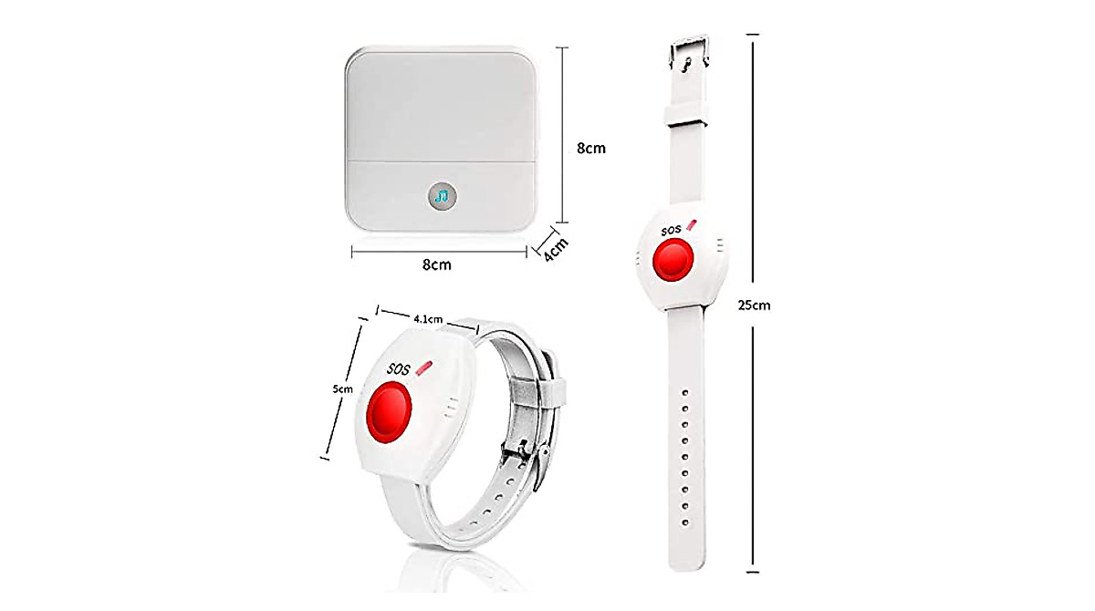 Wireless Caregiver Pager - Nurse Call Button Watch System