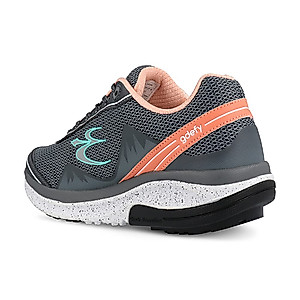 G-DEFY Mighty Walk Women’s Orthopedic Walking Shoe | VersoShock Technology for Pain Associated with Running | Prolonged Standing | Arch Support | Diabetic shoes | Wide Shoes | Free Custom Orthotic