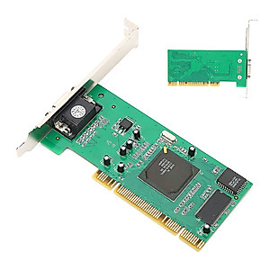 8MB Graphics Card VGA PCI 32Bit for Server, Industrial Computer Multi-Display for Rage XL, 32Bit PCI VGA Video Card, 64Bit PCI-X Universal Video Card for Desktop Computers