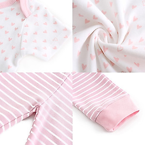 MAMIMAKA Newborn Layette Gift Set 27-Piece Baby Girl Clothes Bodysuits, Pants Essentials and Accessories 0-6Months