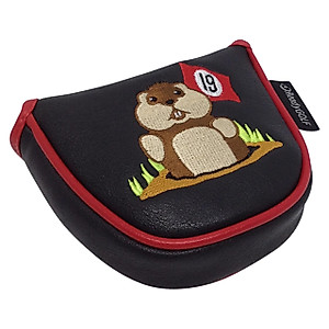 ReadyGOLF 19th Hole Gopher Embroidered Putter Cover Mallet
