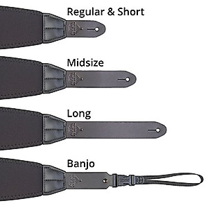 Neotech Mega, Midsize Guitar Strap (8301352) ,Black