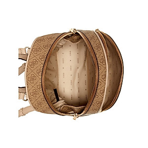 GUESS Manhattan Large Backpack, Latte Logo