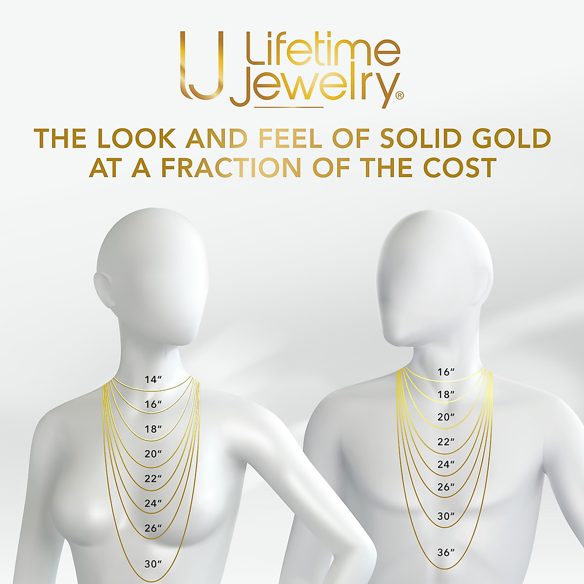 LIFETIME JEWELRY 5mm Flexible Herringbone Chain Necklace 24k Real Gold Plated (18 inches, Gold)