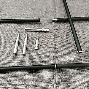 Linkboy Archery ID6.2mm Aluminum Arrow Insert Connecter for Take-down Shaft Repair for Bow Hunting Shooting 12PCS
