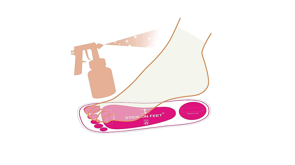 STICKONFEET Premium Feet Pads for Spray Tanning