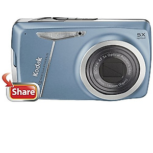 Kodak Easyshare M550 12 MP Digital Camera with 5x Wide Angle Optical Zoom and 2.7-Inch LCD (Blue)