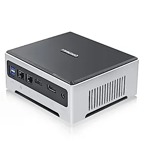 qikemall Mini PC Windows 11 Pro Core i9-10880H Mini Computer 64GB DDR4 RAM 1TB M.2 NVME SSD,Micro PC Dual NIC,USB3.0 HDMI & DP 4K, Dual Band WiFi BT 4.2