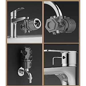 Faucet Aerator Removal Tool 16 in 1with Faucet Cache Aerators,Faucet Aerator Replacement for Sink,Aerator Key Removal Wrench, Water Saving Flow Restrictor Set for Bathroom or Kitchen