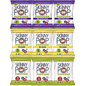 Popcorn Variety Pack - Snack Bag Assortment Care Package - Bulk Sampler (32 Count)