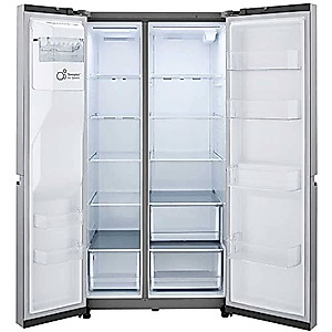 27 cu. ft. Side-by-Side Refrigerator with Smooth Touch Ice Dispenser