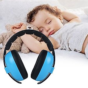 Noise Cancelling Headphones for Kids, Kids Noise Reduction Earmuffs Sound Blocking Kids Hearing Protection Earmuffs for Toddlers & Children Age 0-5 Years (Blue)