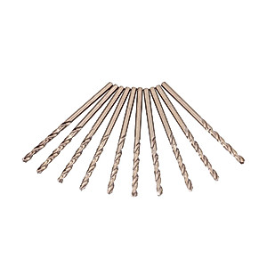 Yosoo Health Gear Cobalt Drill Bits, 3.5mm Drill Bit M35 Specialist Metal Drill Bits, Hss-co Twist Drill Bit Stainless 1.0-5.0mm for Drilling Stainless Steel Cast Iron Sheet Metal Steel Plate Angle