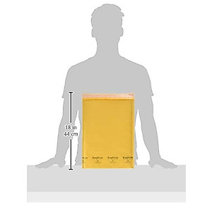 SALES4LESS #5 Kraft Bubble Mailers 10.5x16 Inches Shipping Padded Envelopes Self Seal Waterproof Cushioned Mailer 10 Pack, Gold (KBMVR_10.5X16-10)