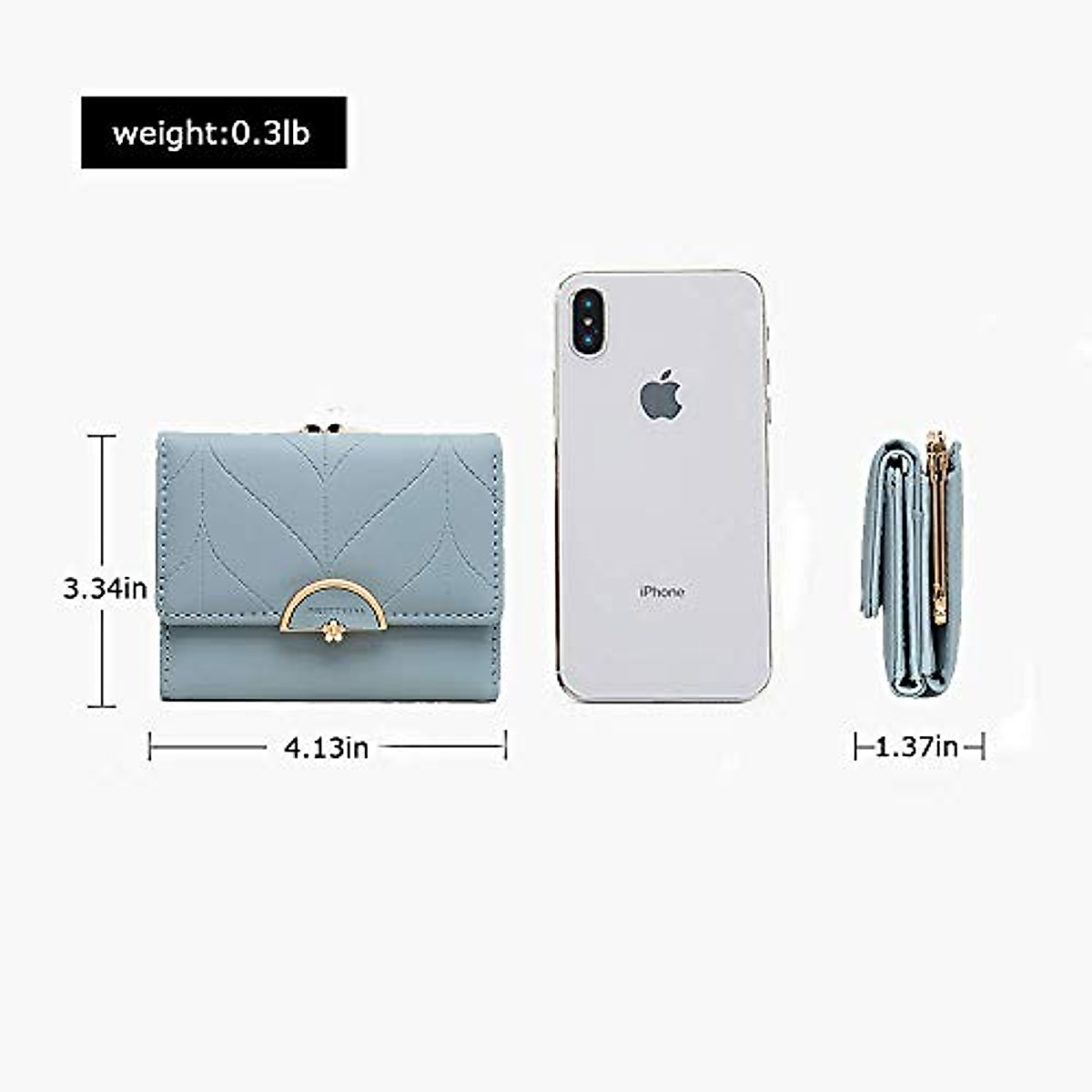 Anlla Small Wallets for Women,Cute Womens Wallets Slim Mini Wallet kawaii coin pocket (New pink)