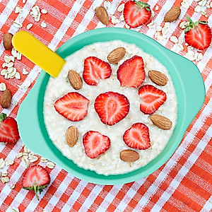 GET FRESH Plant-Based PLA Kids Bowls Set – 4-Pack Melamine Free Plant Based Snack Bowls for Kids and Toddlers – Small Biodegradable Plant-Based Childrens Dinnerware Bowls – Reusable PLA Kids Dishes