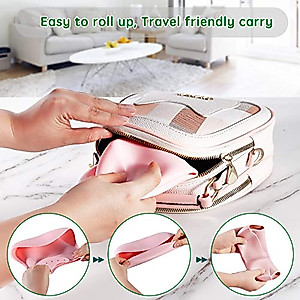 Silicone Bibs for Babies &Toddler, Waterproof PBA-Free Easy Clean Feeding Bibs (6-72months)