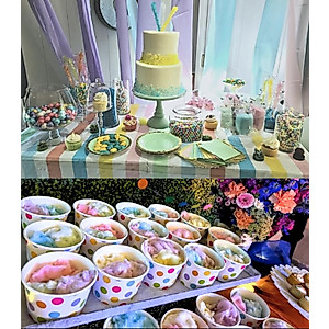 Lupy Lups! Cotton Candy Party Pack 0.5 oz each - Individually Wrapped- Pastel Candy for Stocking, Treats, Party Favors, Buffet table and Piñata (Assorted)