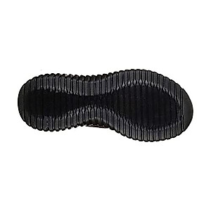 Skechers Boy's Elite Flex-Wasik Sneaker, Black/Black, 1 Little Kid