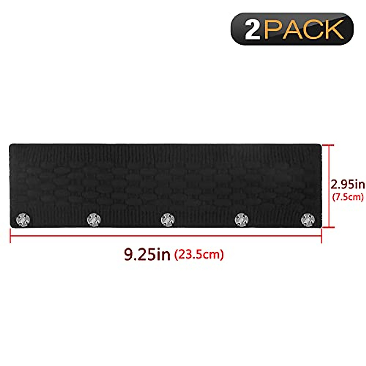 Geekria Knit Fabric Headband Pad Compatible with Bose Noise Cancelling Headphones 700, NCH 700, NC 700 Headphone Replacement Headband/Headband Cushion/Replacement Pad Repair Parts (Black)