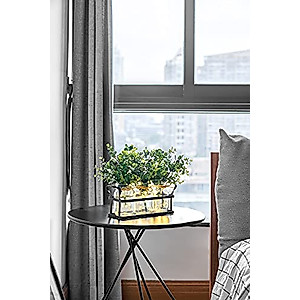 Dahey Lights Mason Jar Centerpiece Table Centerpieces for Dining Room Farmhouse Kitchen Decor Rustic Metal Tray with 3 Artificial Plant Table Decorations for Coffee Dining Living Kitchen Room