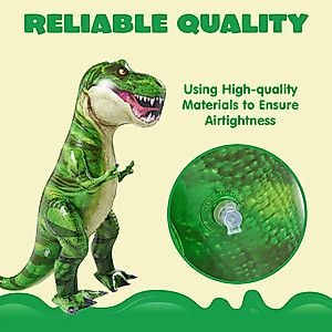 JOYIN 30” T-Rex Dinosaur Inflatable, Tyrannosaurus Rex Inflatable Dinosaur Toy for Party Decorations, Dinosaur Birthday Party Gift for Kids and Adults