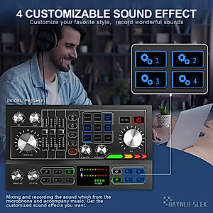 Podcast Equipment Bundle with 2 Studio Condenser Microphone and Headset