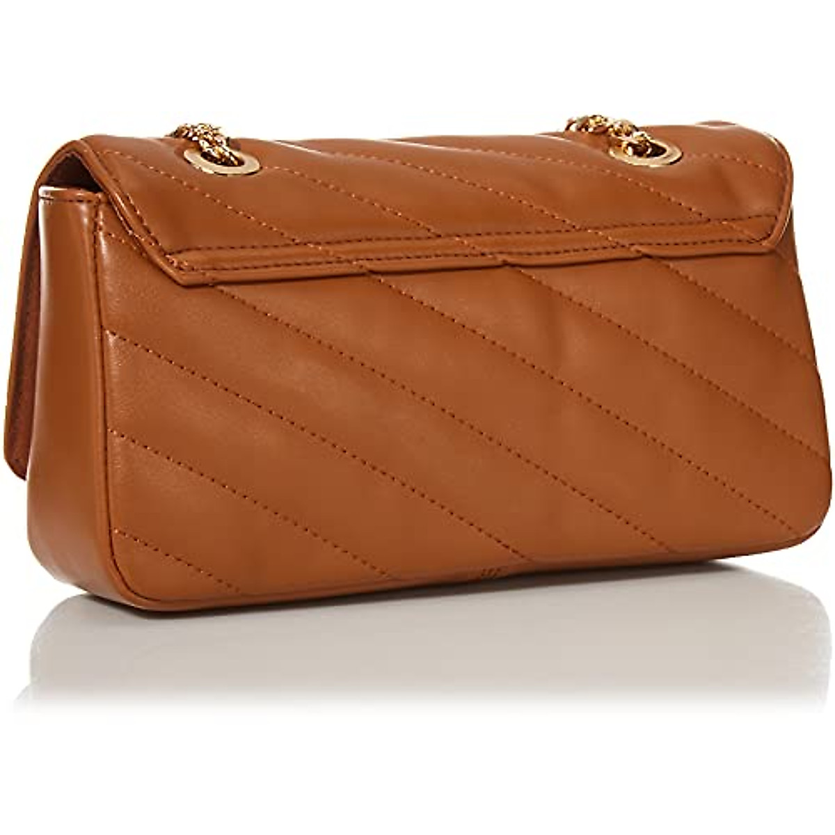 The Drop Women's Koko Chain Strap Flap Bag, Cognac, One Size