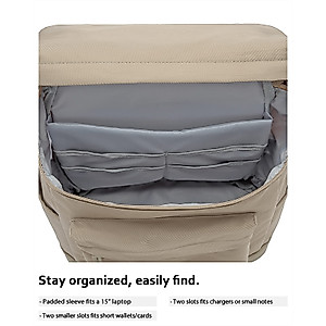 HotStyle ADMETA Casual Daypack College Backpack Aesthetic Bookbag, Pastel Blue