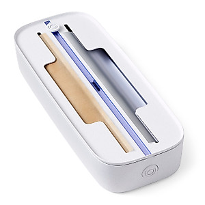 YouCopia StoraBag Plastic Sandwich Bag Organizer for Kitchen Storage, 4-Slot, White & StoraRoll Drawer Food Wrap Dispenser, Foil, Plastic and Wax Paper Organizer with Cutter and Labels