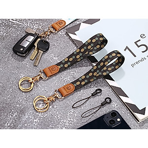 Doooze Wristlet Keychain, Wrist Lanyard Key Chain, Car Keychain Hand Strap, Cell Phone lanyards Key Chain Holder