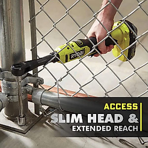 RYOBI - ONE+ HP 18V Brushless Cordless 3/8 in. Extended Reach Ratchet (Tool Only) - PBLRC25B