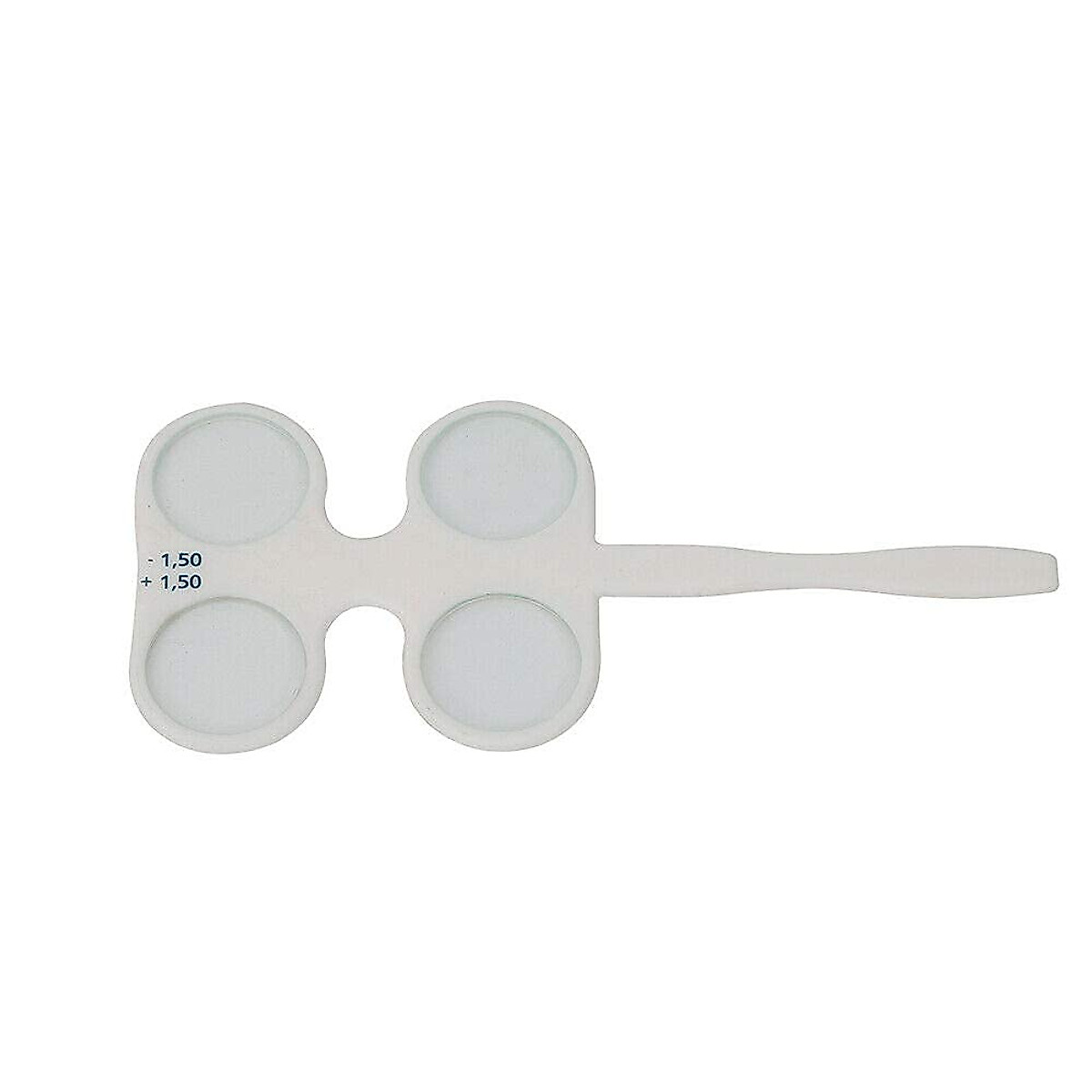 4 Units Optical Flipper Optometry Plastic Flip Trial Lens Plastic Confirmation Flipper Ophthalmic Flipper Optical Instruments (4pcs/Set (±0.50, ±1.00, ±1.50, ±2.00))