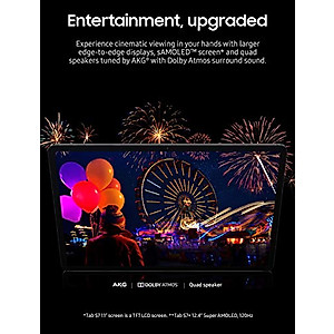 SAMSUNG Galaxy Tab S7 Wi-Fi, Mystic Black - 512GB (Renewed)