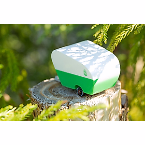 CANDYCAR® Wooden Diecast Collection - Pinecone Camper, Premium Handcrafted Beech Wood Toy