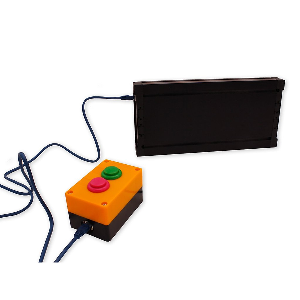 EU 4 Inch Char High 3 Digits LED Clock (Red+Buttons)