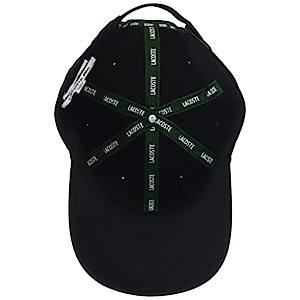 Lacoste Men's Organic Cotton Twill Cap, Vert, One Size