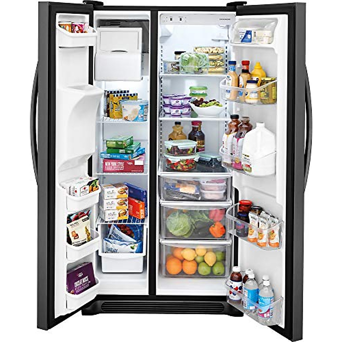Frigidaire FFSS2615TS 36 Inch Side by Side Refrigerator with 25.5 cu. ft. Capacity, External Water Dispenser, Ice Maker, in Stainless Steel