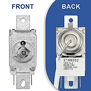 2198202 Refrigerator Cold Control Thermostat Replacement wp2198202 Thermostat Control Fit for Ken-More Refrigerators by Sikawai- Replaces 2161284 2198201 PS11739232 AP6006166 WP2198202