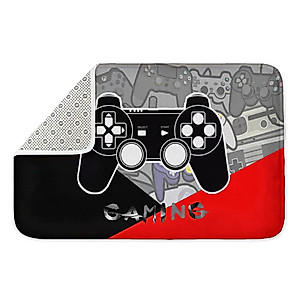 3D Gamer Carpet Decor Large Game Area Rugs Game Printed Living Room Mat Bedroom Controller Player Boys Gifts Home Non-Slip Crystal Floor Polyester Mat 59x79inches