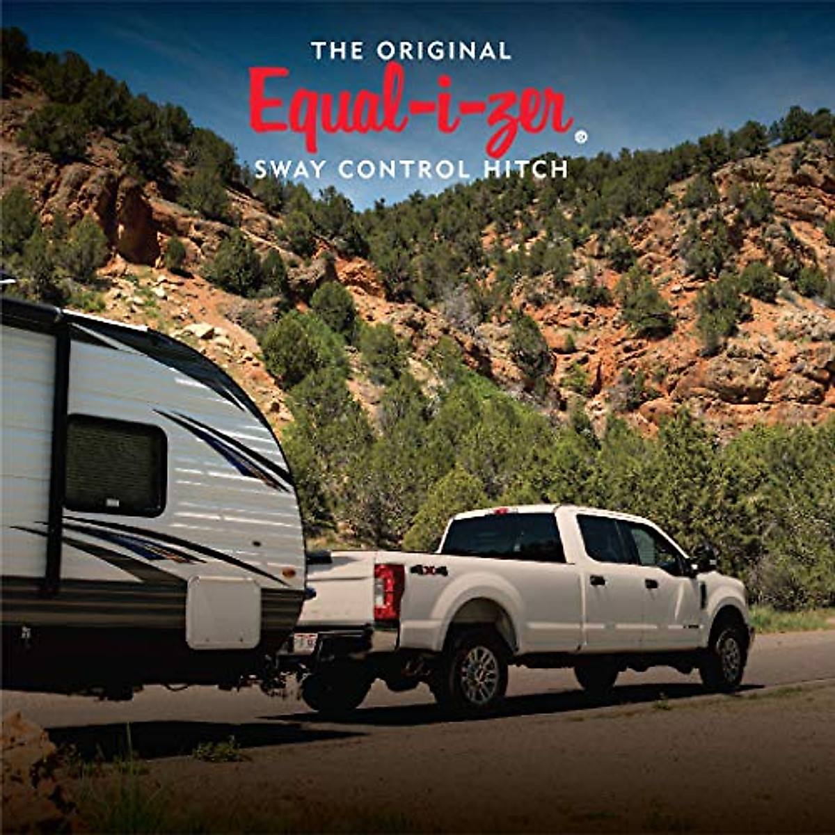 Equal-i-zer 4-Point Sway Control & Weight Distribution Hitch, 1,200/12,000 lbs, 90-00-1269, Includes Standard Hitch Shank & Pre-Installed Hitch Ball