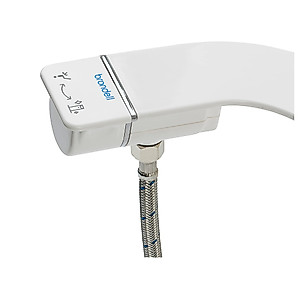 Brondell WS-11 Reinslet Single Nozzle Bidet Attachment, White