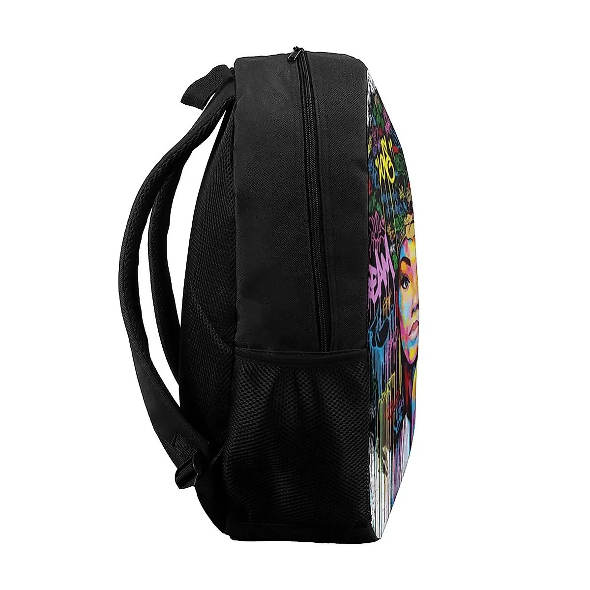 African Girl 3D Print Backpack Laptop Bookbag Travel Bag Unisex for Adult Game Fans Gifts For Backpack 17 Inches