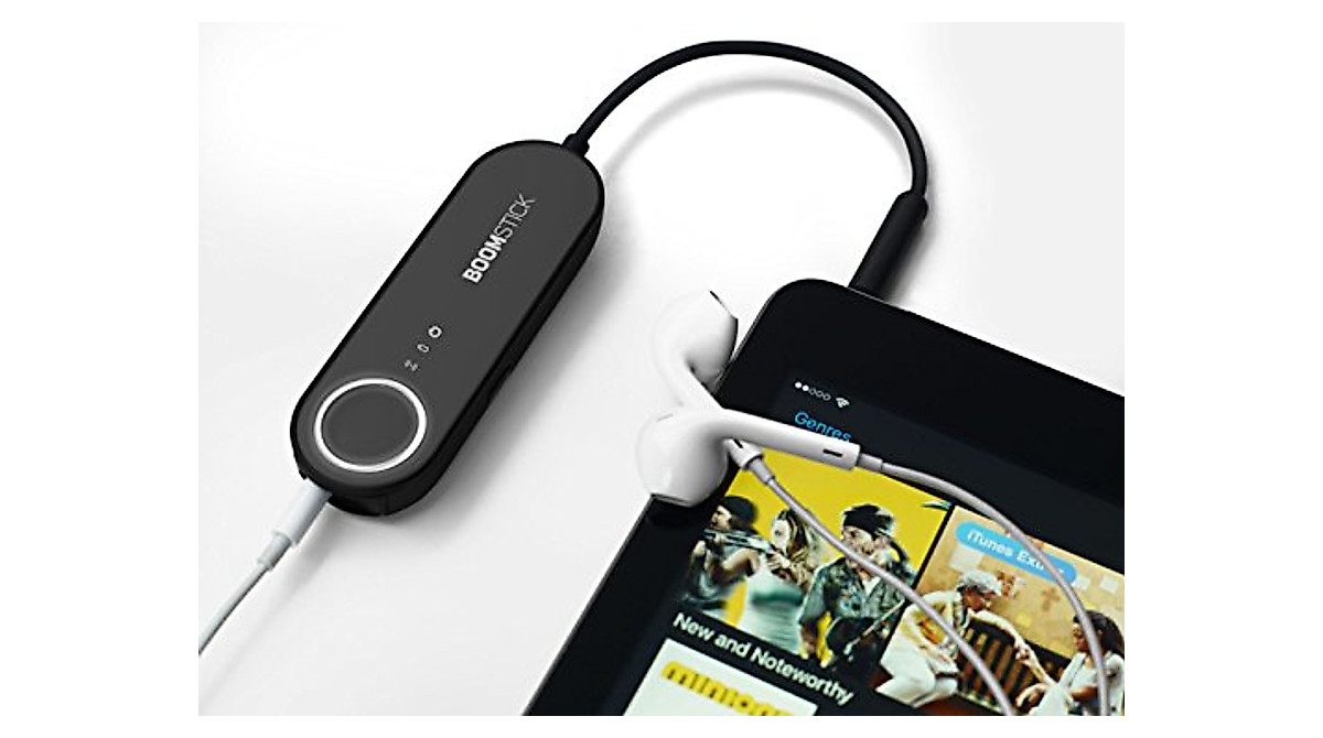 BoomCloud 360 Boomstick in-Line Wired Headphone Audio Enchancer Amp and Signal Processor - Black ...