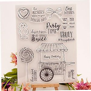 HEALEEP Stamp Sheets Christmas Scrapbook s DIY Scrapbooking Supplies Cling s Clear s Making Supplies Transparent s Postage s Upholstery Supplies Account Finished Chapter Ink Stamps