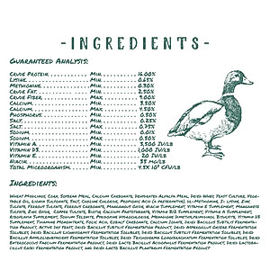 Manna Pro Duck Layer Pellet | High Protein for Increased Egg Production | Formulated with Probiotics to Support Healthy Digestion | 25 Pounds