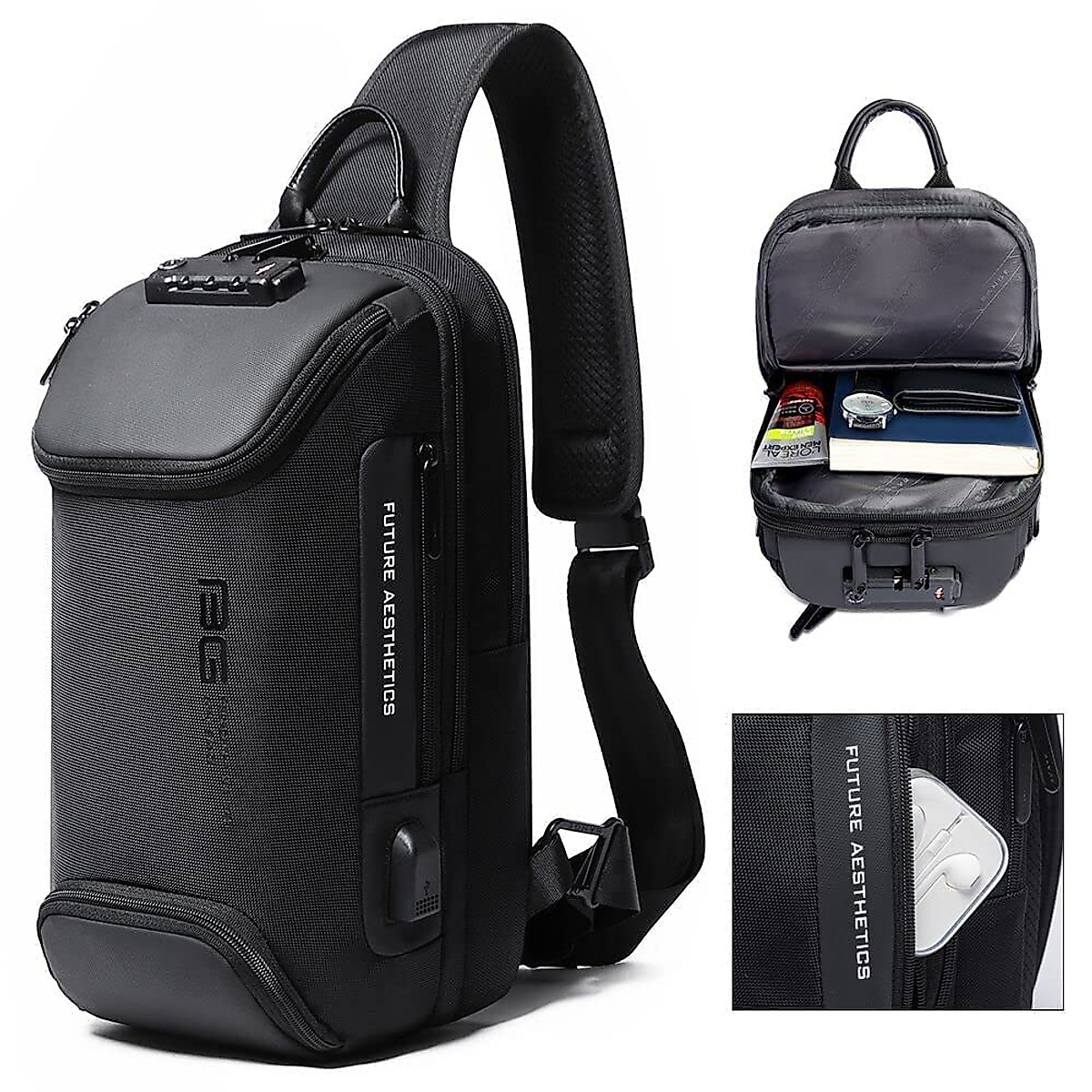 BANGE Traveling, Black Upgrade Anti-Theft