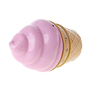 HELYZQ Ice Cream Mechanical Kitchen Timer Cooking Countdown Timer Clock Kitchen Gadgets Tool Kitchen Cooking Timer